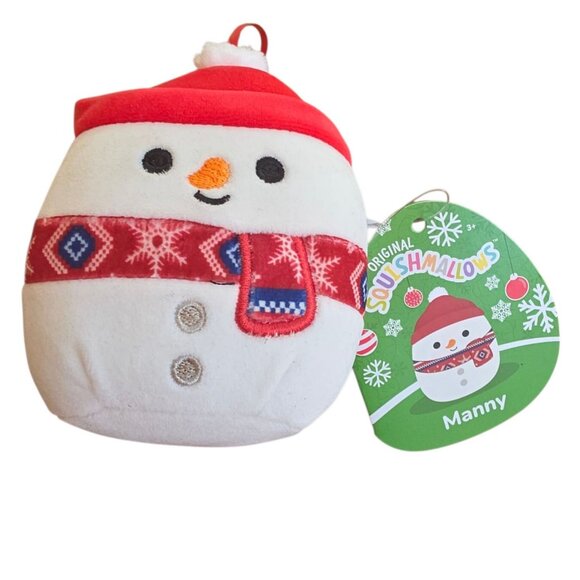 Jazwares | Toys | Original Squishmallows Manny Snowman 223 Holiday ...